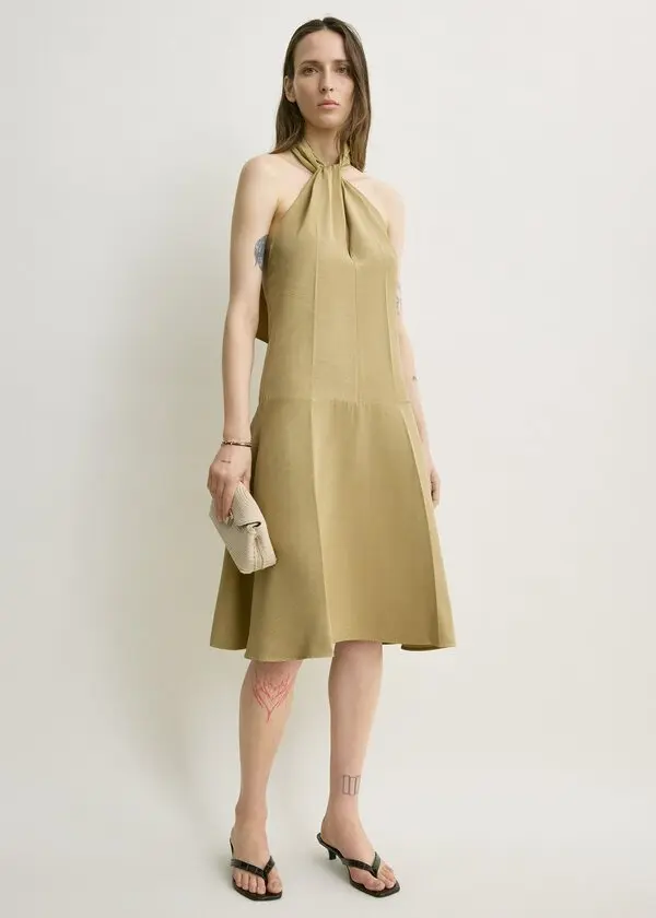 TOTEME Twist Halter Dress