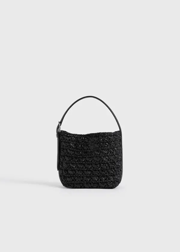 TOTEME Small Belted Paper Raffia Tote