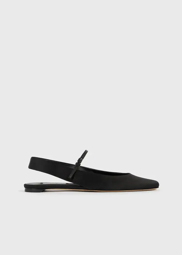 TOTEME Slingback Satin Mary Janes