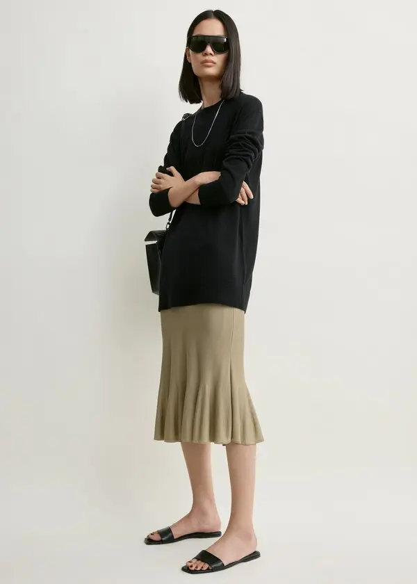 TOTEME Fluted Knit Skirt
