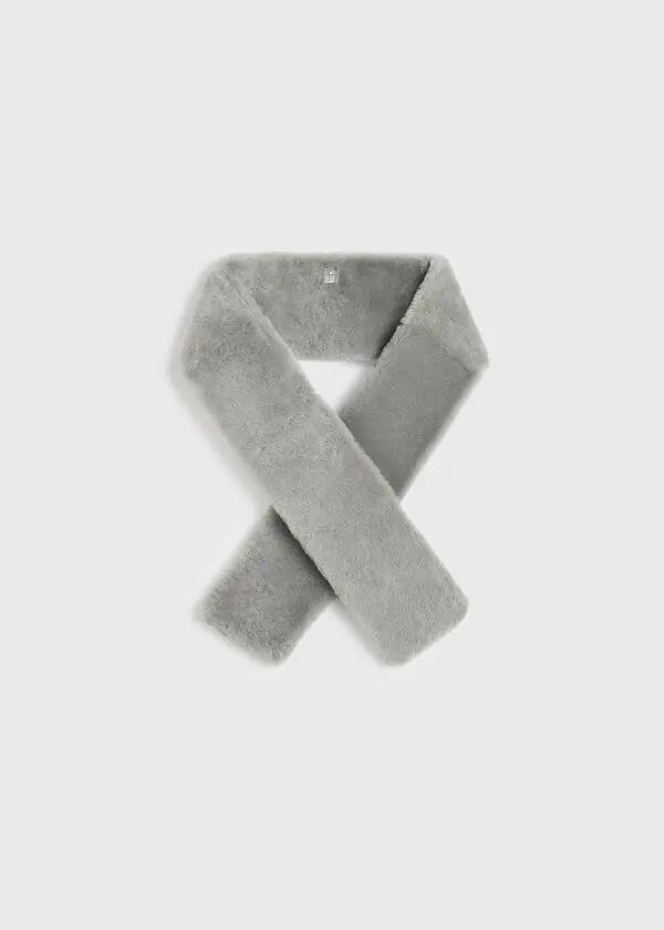 TOTEME Shearling Tuxedo Scarf