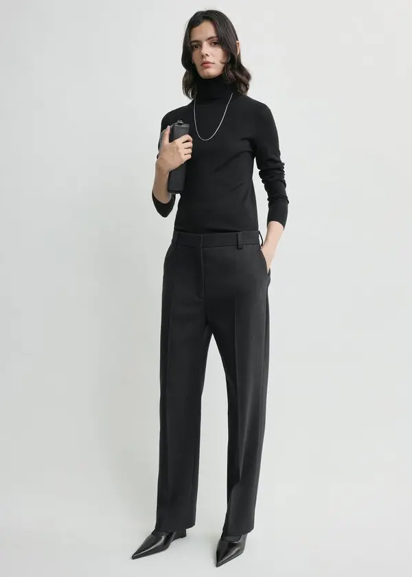 TOTEME Cropped Suit Trousers Washed