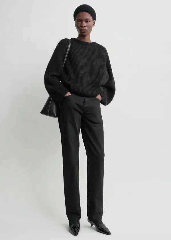 TOTEME Mohair Blend Rib Knit