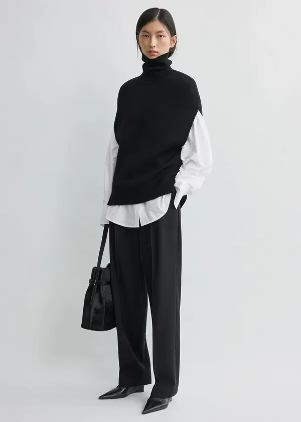 TOTEME Double-knit Cape Knit