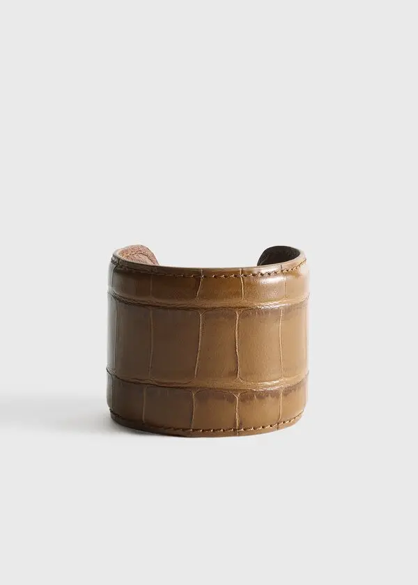 TOTEME Croco-embossed Cuff