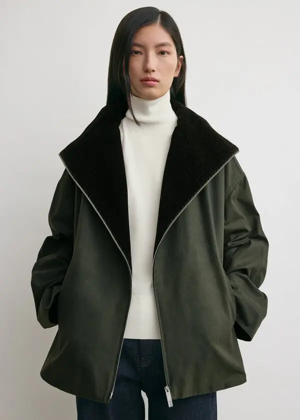 TOTEME Zipped Country Jacket - Forest