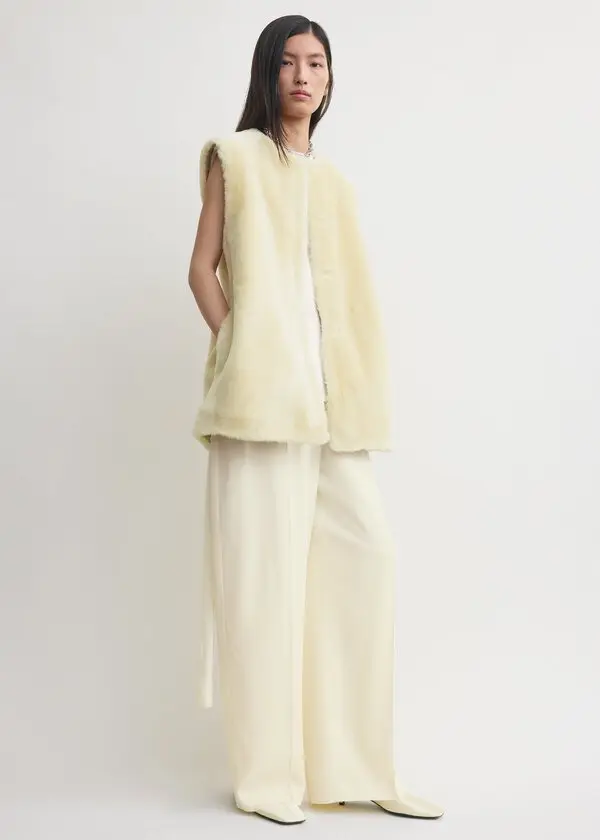 TOTEME Plush Shearling Vest