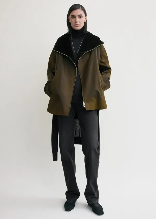 TOTEME Zipped Country Jacket - Bark