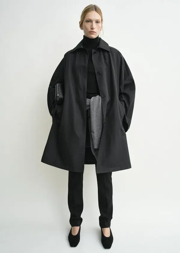 TOTEME Car Coat - Black