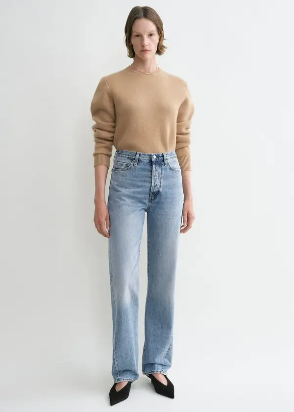 TOTEME Twisted Seam Denim Full Length