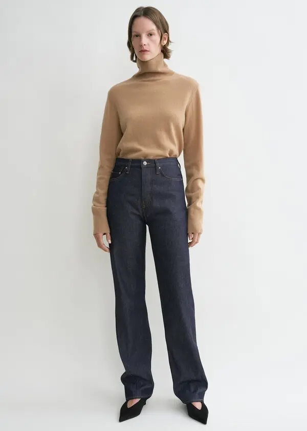 TOTEME Twisted Seam Denim Full Length Blue
