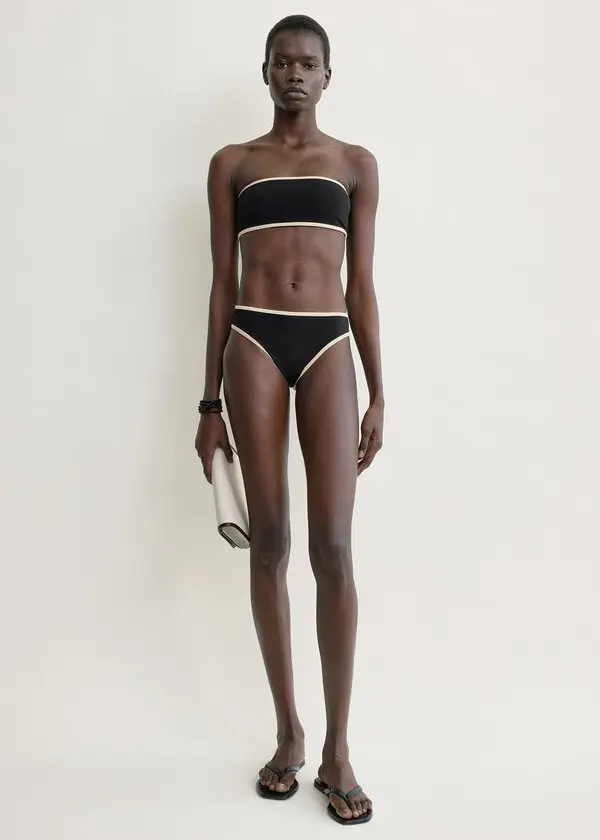 TOTEME Stripe Edge Bikini Bottoms