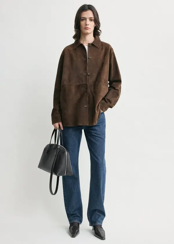 TOTEME Soft Suede Overshirt
