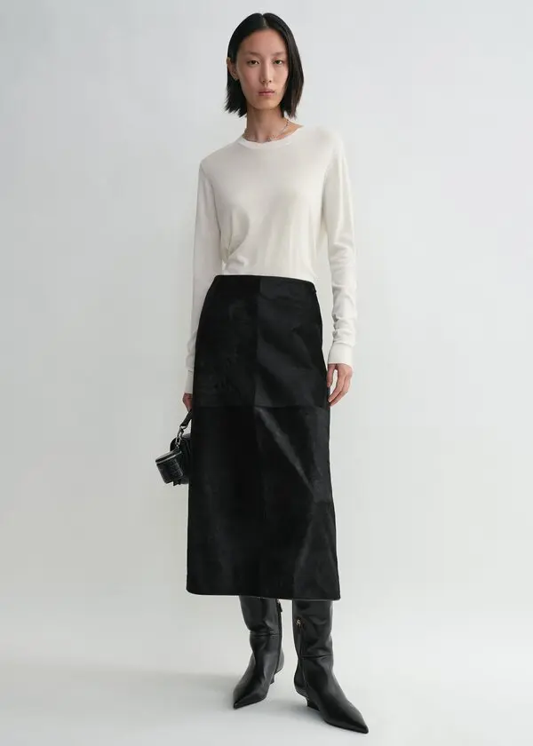 TOTEME Pony Hair Skirt