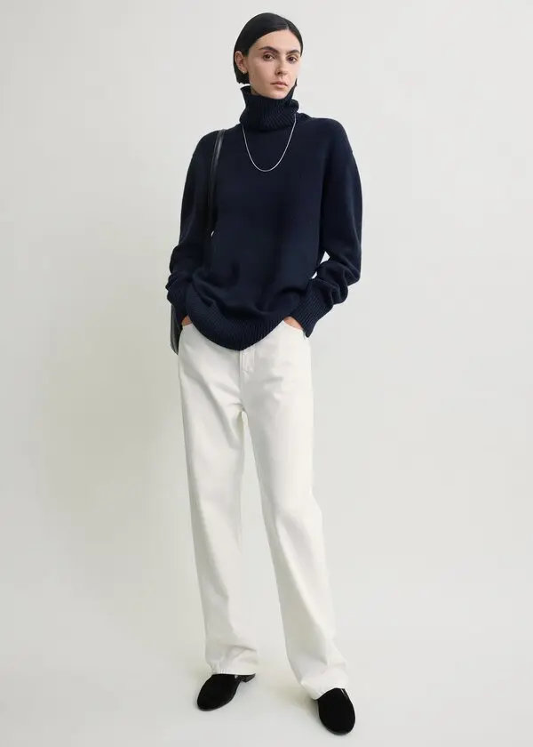 TOTEME Cashmere Turtleneck - Navy