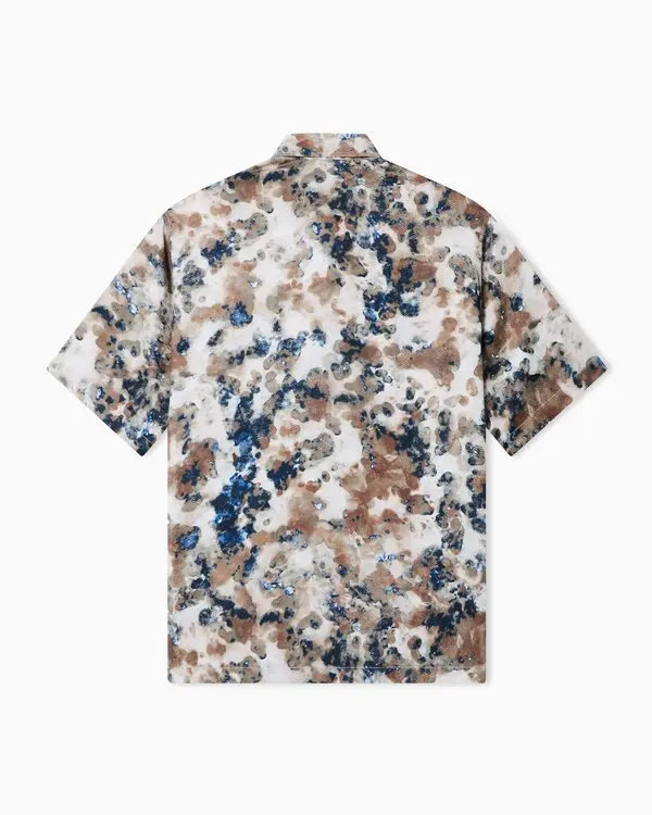 Armani Exchange Viscose Twill Shirt - Patterned