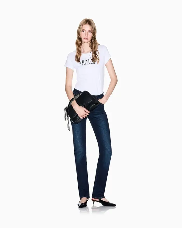 Armani Exchange Slim Fit Stretch Denim Jeans Indigo