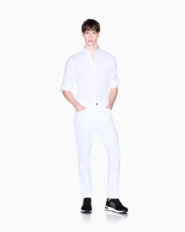 Armani Exchange Slim-fit Stretch Denim Jeans - White