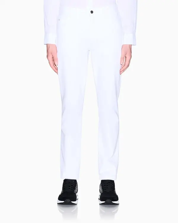 Armani Exchange Slim-fit Stretch Denim Jeans - White