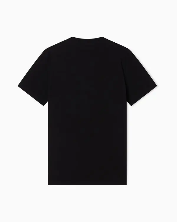 Armani Exchange Regular Fit Cotton T-shirt - Black