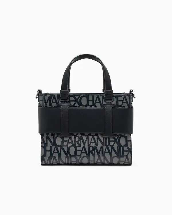 Armani Exchange Monogram Shopper Bag