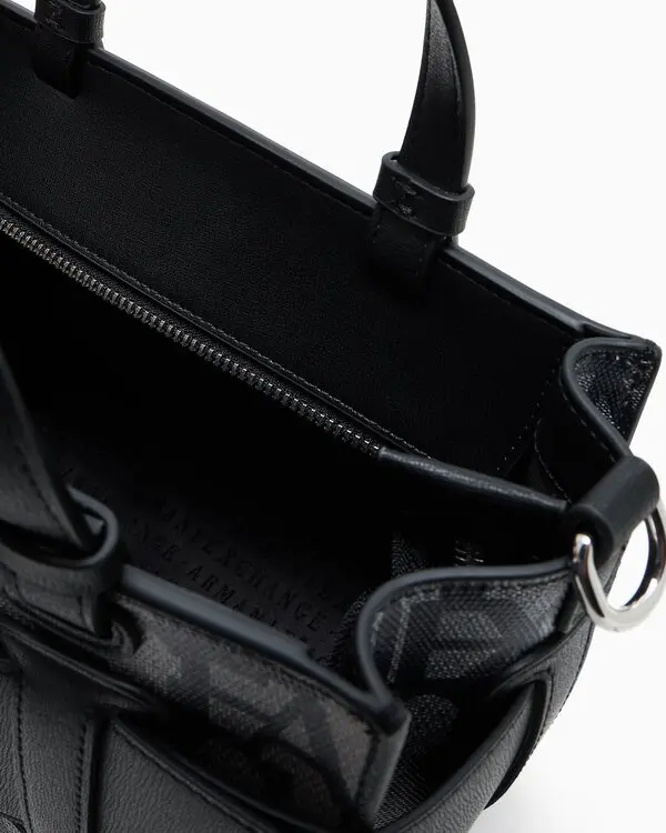 Armani Exchange Monogram Shopper Bag