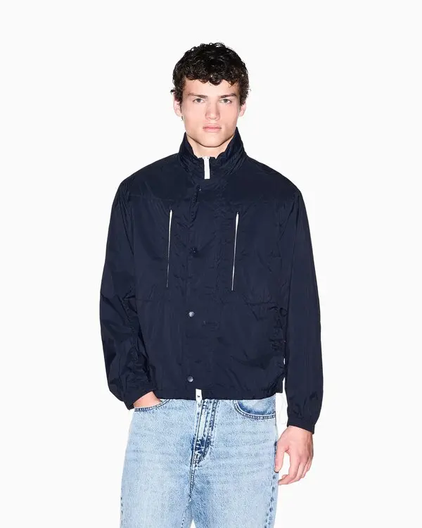 Armani Exchange Ultralight Nylon Blouson With Technical Details