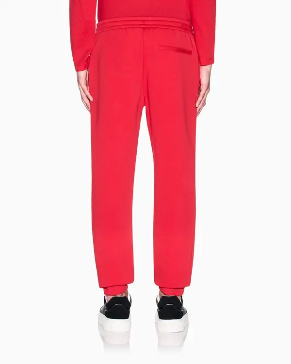 Armani Exchange Horse Print Sweatshirt Joggers - Red