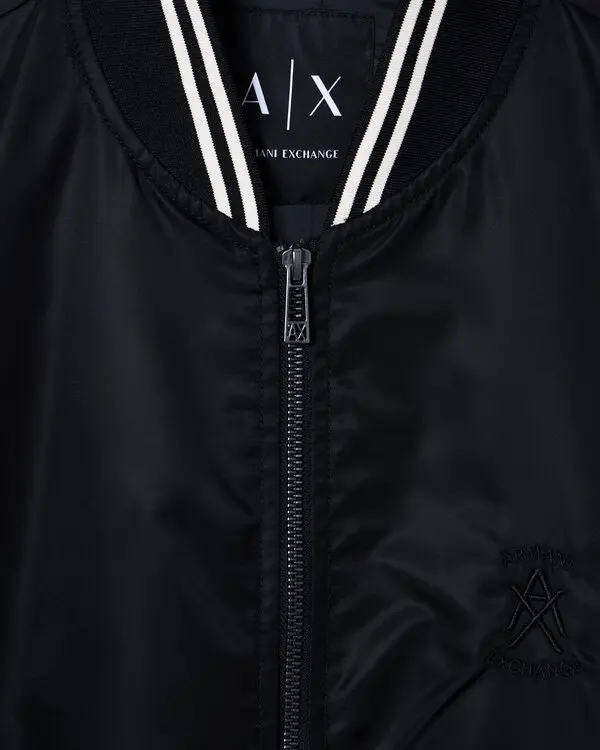 Armani Exchange Satin Bomber Blouson