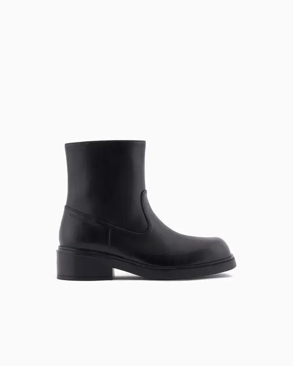 Armani Exchange Square-toe Camperos Ankle Boots