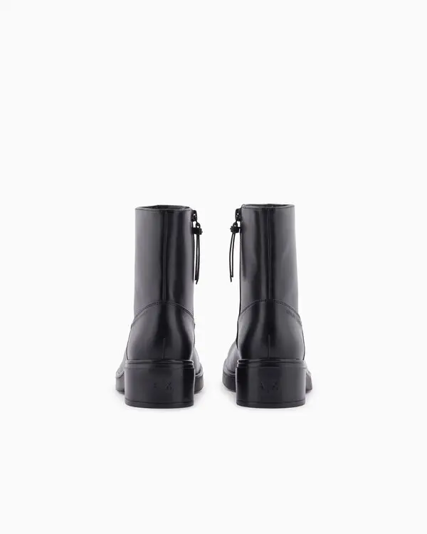 Armani Exchange Square-toe Camperos Ankle Boots