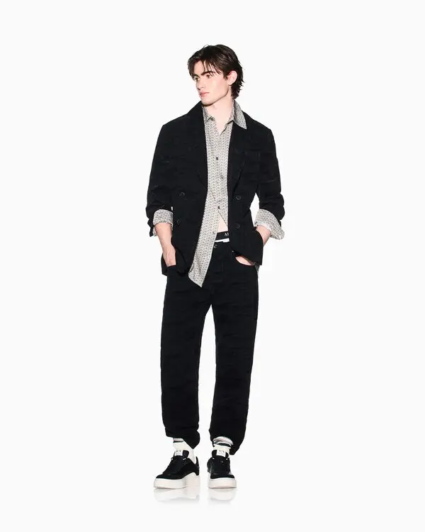 Armani Exchange Regular Fit Shirt With Allover Logo Print
