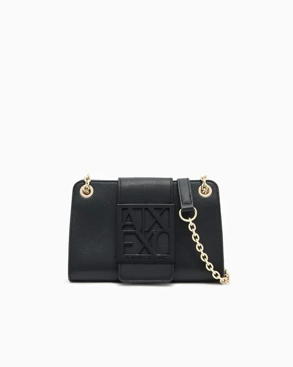 Armani Exchange Zebra Mini Bag - Black