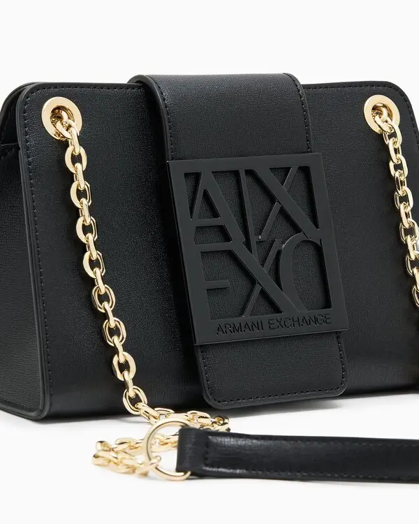 Armani Exchange Zebra Mini Bag - Black