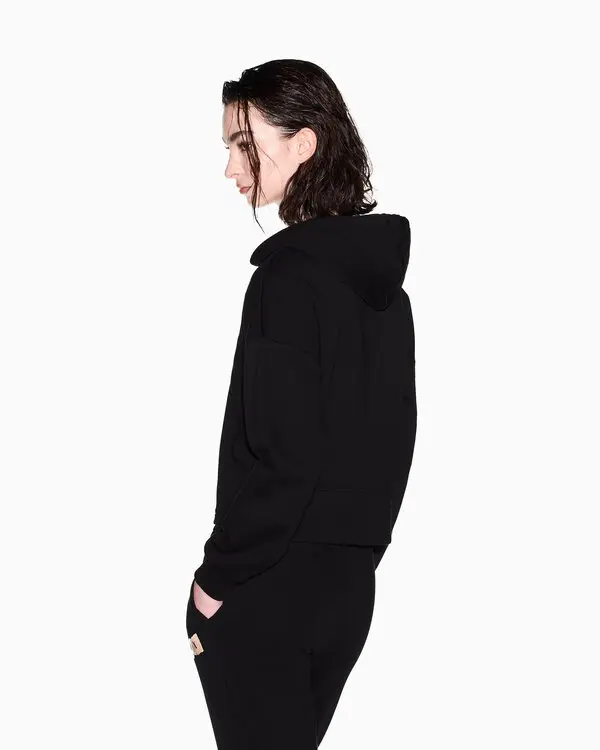 Armani Exchange French Terry Cotton Zip-up Sweatshirt