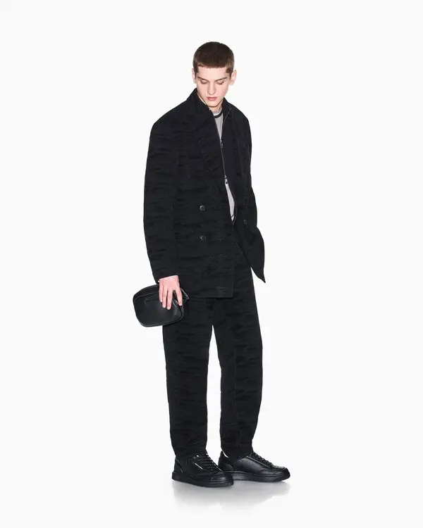 Armani Exchange Jacquard Denim Jacket