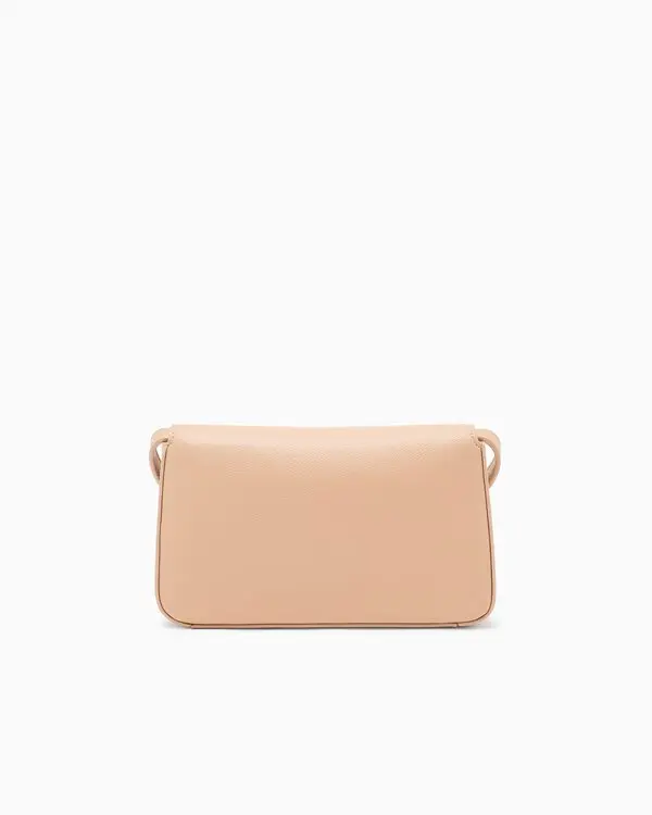 Armani Exchange Clutch Mini Bag In Coated Fabric - Beige