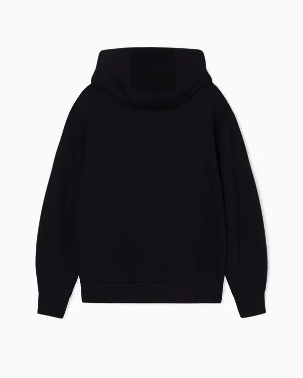 Armani Exchange Zip-up Sweatshirt In French Terry Cotton