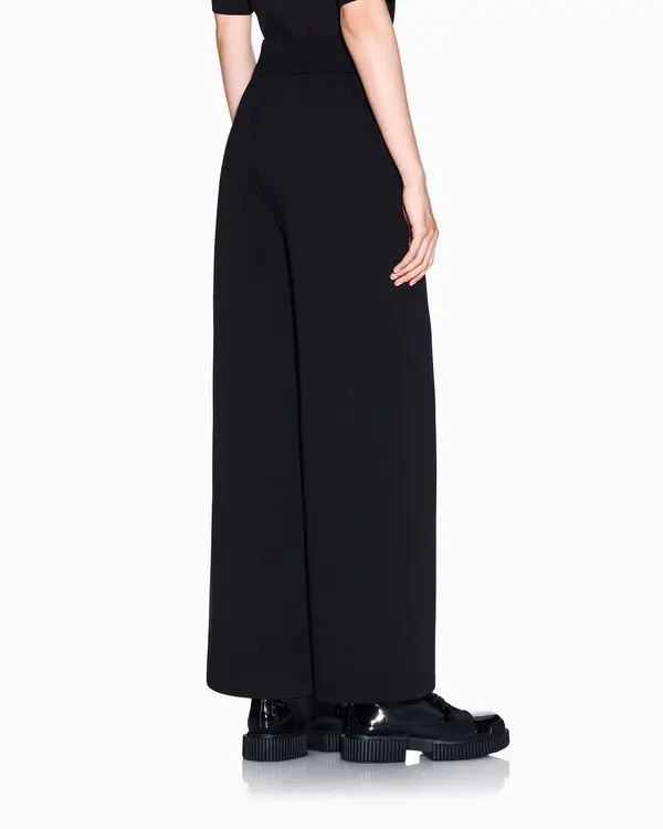 Armani Exchange Jogger Trousers In Bonded Fabric