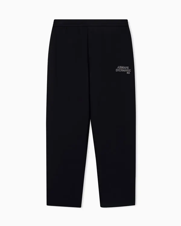 Armani Exchange Bonded Stretch Cotton Sports Pants