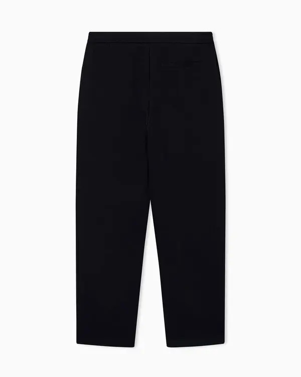 Armani Exchange Bonded Stretch Cotton Sports Pants