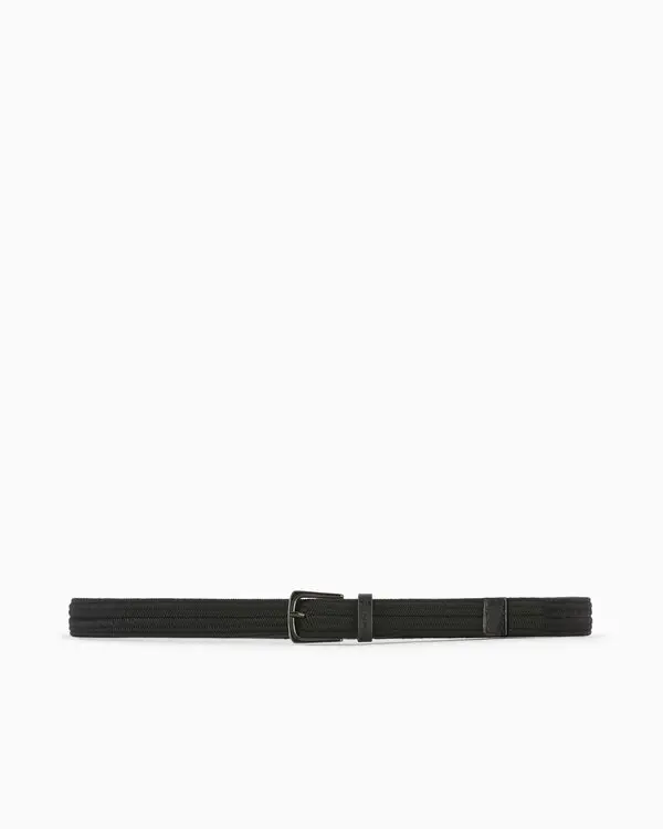 Armani Exchange Woven Fabric Belt