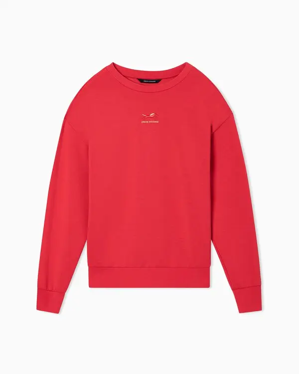Armani Exchange Scuba Stretch Minimal Chic Sweatshirt