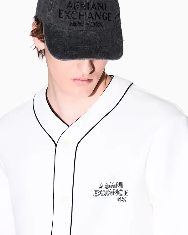 Armani Exchange Used-effect Visor Hat