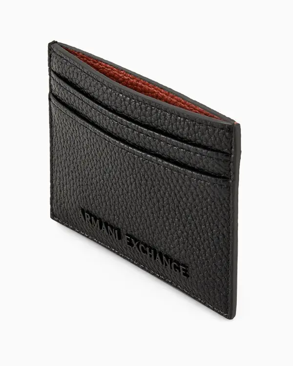 Armani Exchange Smooth Texture Card Holder