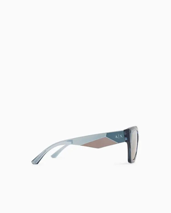 Armani Exchange Oversized Square Frame Sunglasses