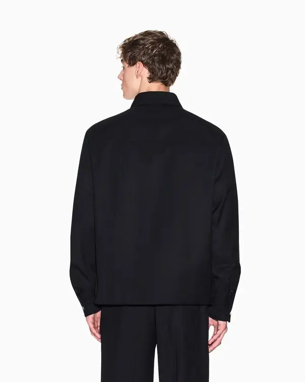 Armani Exchange Blouson With Drawstring At The Bottom