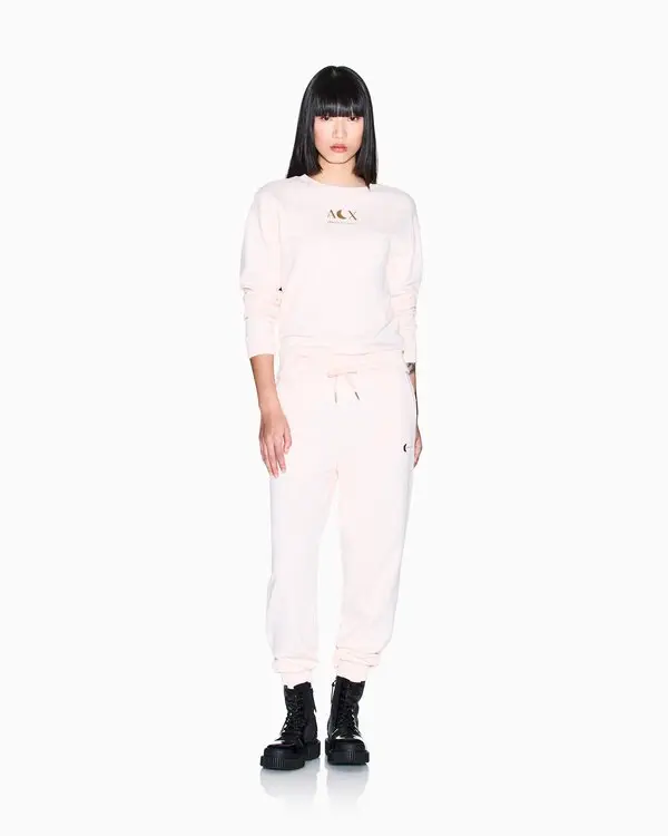 Armani Exchange Cotton French Terry Relaxed Fit Sweatpants