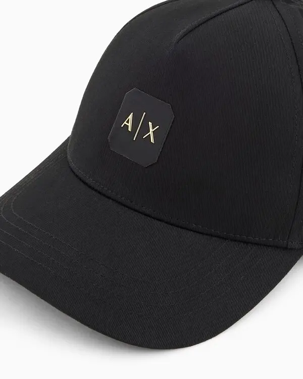 Armani Exchange Cotton Hat - Black