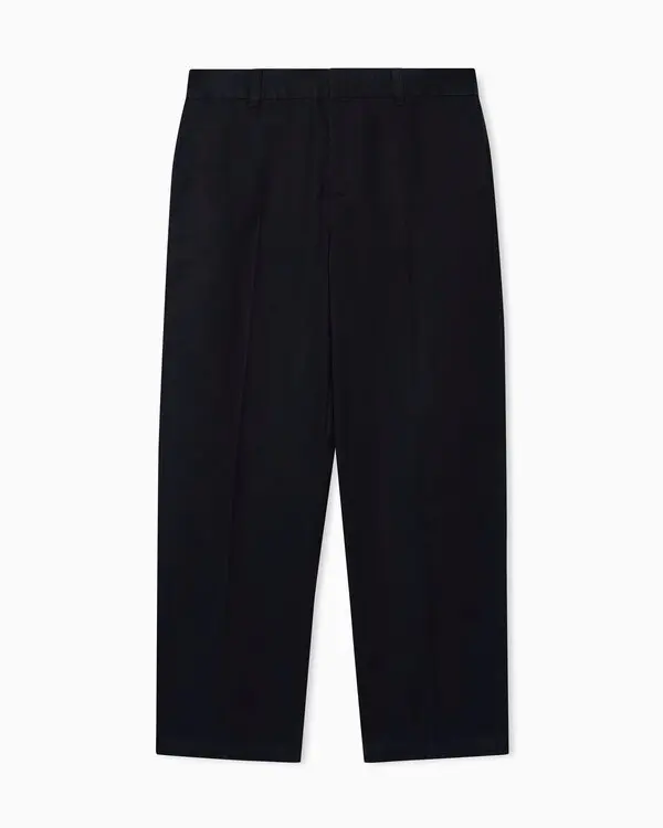 Armani Exchange Classic Comfort Cotton Twill Trousers